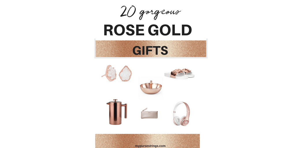20 Gorgeous Rose Gold Gift Ideas - MyPurseStrings.com