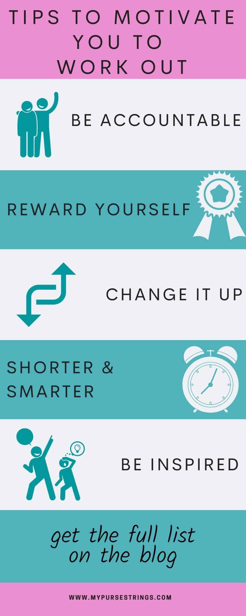 10 Ways to Motivate When You Don't Want to Work Out - MyPurseStrings.com