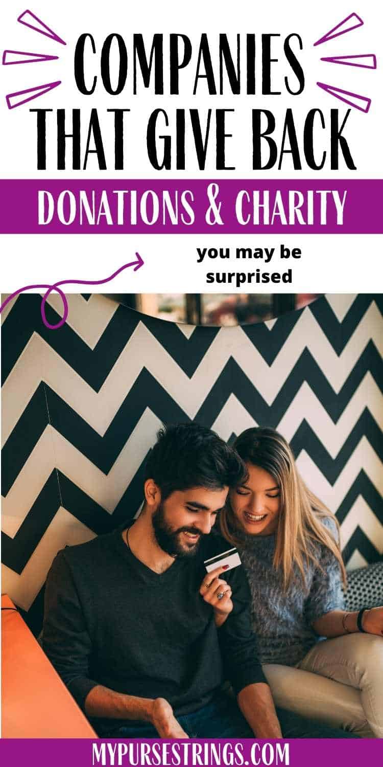 Amazing Companies that Give Back to Charity - MyPurseStrings.com